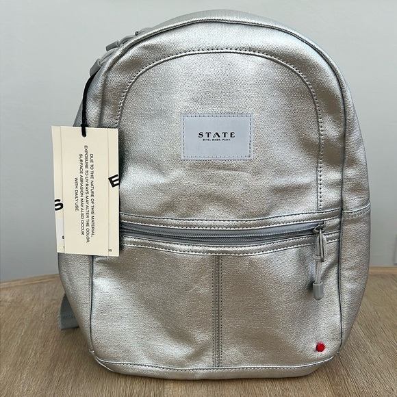 state bags | Accessories | State Bags Kane Mini Kids Silver Metallic ...